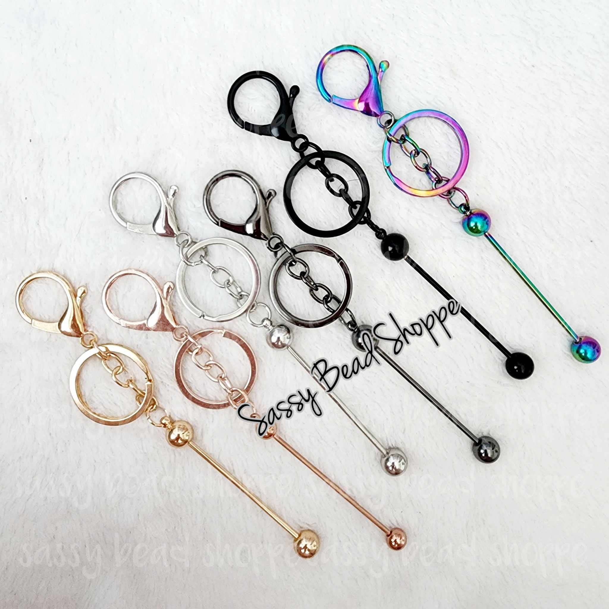 Beadable Keychains – Sassy Bead Shoppe