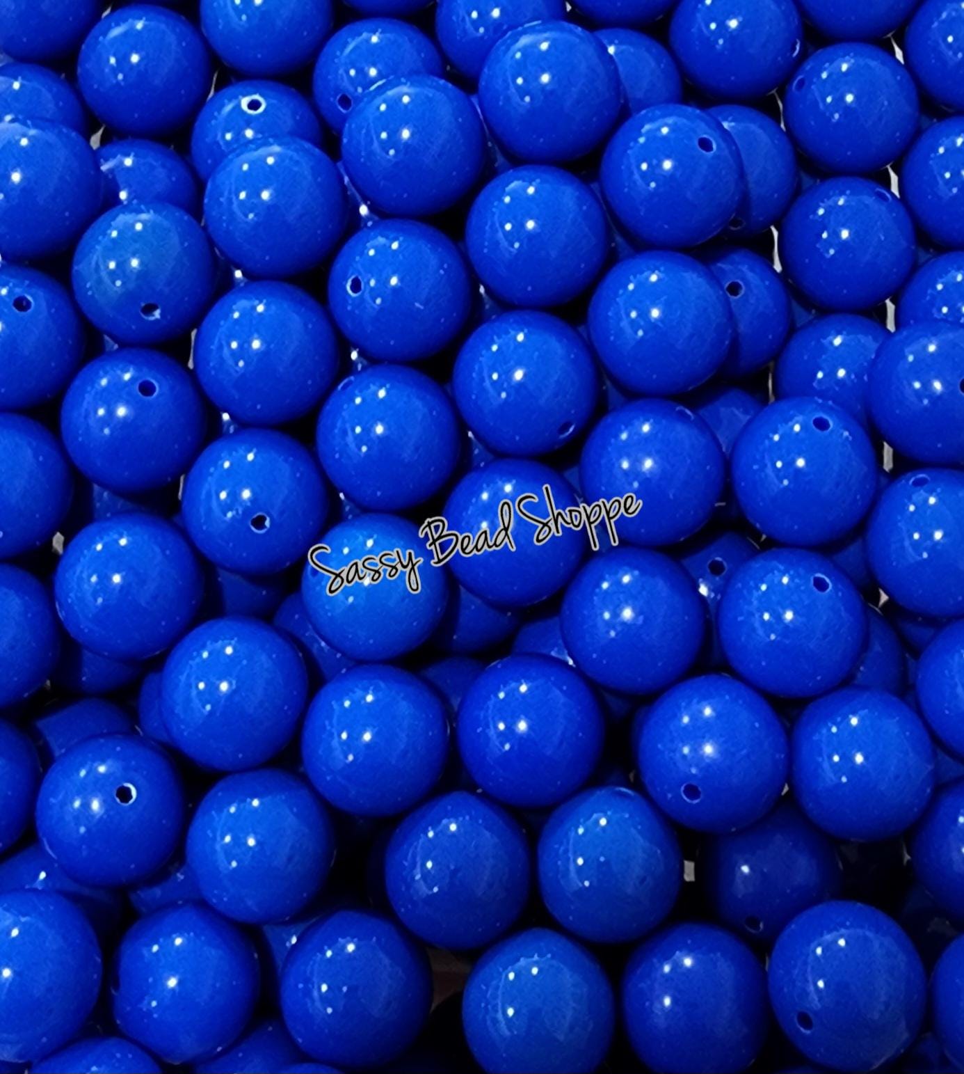 20MM Blue Beads – Sassy Bead Shoppe