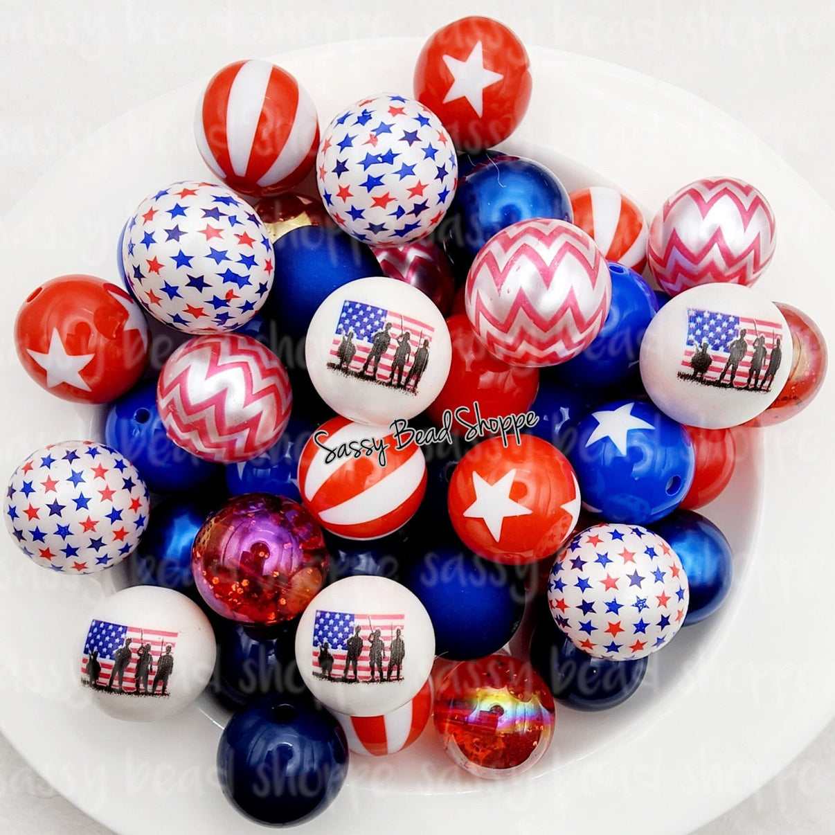 Fireworks Bead Mix – Sassy Bead Shoppe